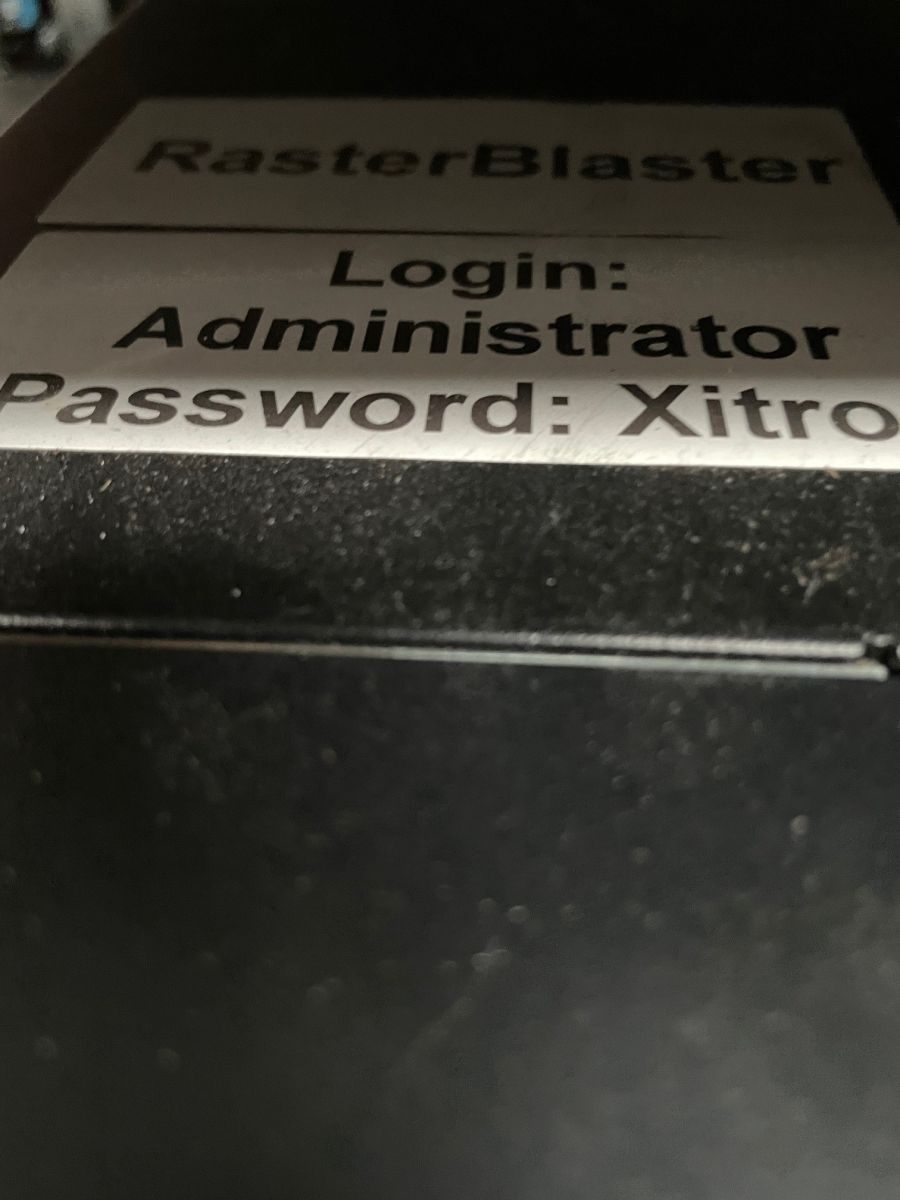 XITRON RASTERBLASTER WORKSTATION | Used CTP purchase and selling of ...